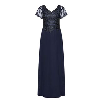 Vera Mont Damen, Kleider, Blau, LGr&ouml;&szlig;e