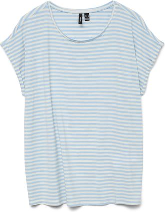 Vero Moda Vmava Ss Top Stripe Ga JRS Noos