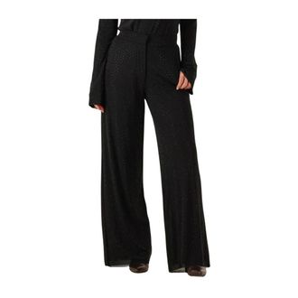 Harper & Yve Holly-Pa 3 Wide Hosen - - Trousers - Damen - Schwarzk - M