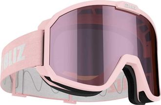 Bliz Rave Skibrille, Powder pink-Brown w pink Multi