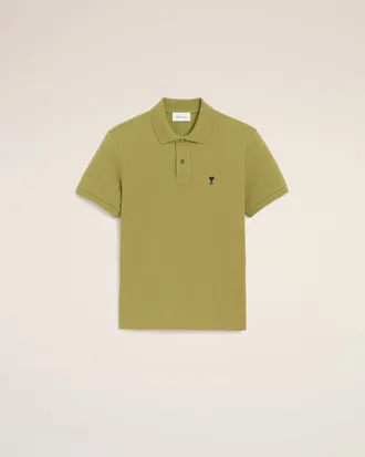 Ami Polo Vert Manches Courtes Ami De Coeur en Coton Matcha - XXXL - Homme