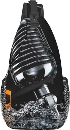 Generic Sac &agrave; dos &agrave; bandouli&egrave;re avec microphone pour homme - Sac &agrave; dos de randonn&eacute;e