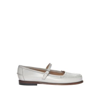 Sebago Wei&szlig;e Lederschuhe Ballerinas - - Shoes - Damen - Wei&szlig; - 37 EU