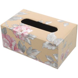 Hemobllo Wiederverwendbare Leder Taschentuchbox Quadratisch mit MDF Vintage Taschentuchhalter f&uuml;r B&uuml;ro Auto und Wohnzimmer Dekorative Aufbewahrung