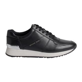 Michael Kors L&auml;ssige Leder-Sneakers mit Metallic-Akzenten - - Shoes - Damen - Schwarzk - 35 EU
