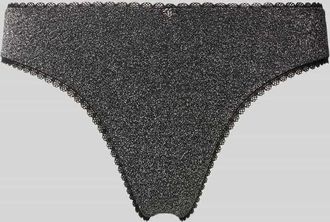 HUGO BOSS String mit Spitzenbesatz Modell LUREX THONG