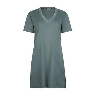 Liu Jo Abito corto con occhielli decorativi - - Dresses - Damen - Gr&uuml;n - L