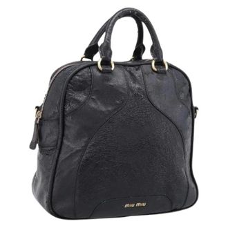Miu Miu Sac &agrave; main Pre-owned - Femme - Pre-owned - Noir - Taille: ONE Size