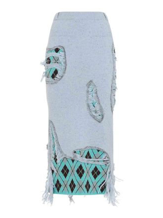 Moschino Jupe Midi - Bleu Clair