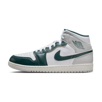 Nike Jordan Homme, Chaussures, Vert, Taille: 48 1/2 EU Mid SE White Oxidized Green Baskets