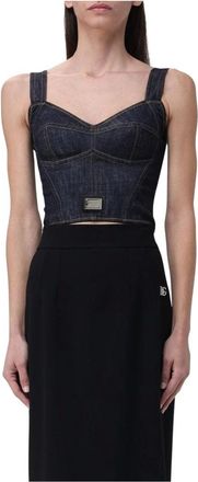 Dolce & Gabbana Damen, Oberteile, Blau, 2XSGröße