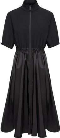 Moncler Moncler Robe Midi, Femme, Noir, Taille: 38