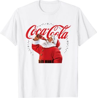 Coca Cola Ware Coca Cola Weihnachtsmann mit Cola Weihnachten T-Shirt