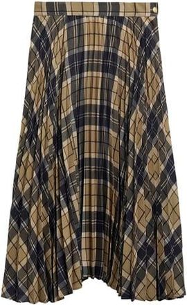 Barbour Jupe midi pliss&eacute;e &agrave; carreaux