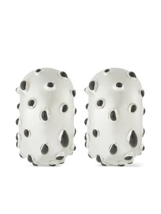 Courrèges boucles doreilles Infinity - Argent