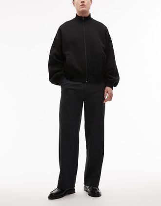 AllSaints Allsaints - Toki - Pantalon habill&eacute; d&eacute;contract&eacute; - Anthracite-Gris