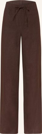 OPUS Marlenehose Mileni Aus Leinen braun