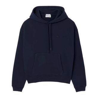 Lacoste Blauer Heavyweight Baumwoll Hoodie - - Sweatshirts & Hoodies - Herren - Blau - XL