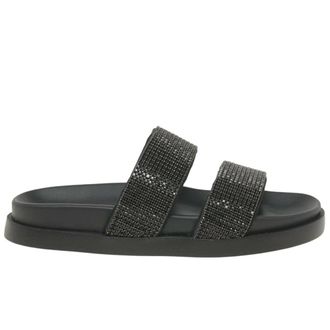 Rieker Verzierte Plateau-Pantoletten - - Shoes - Damen - Schwarzk - 38 EU