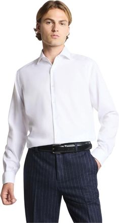 Fay Homme, Chemises, Blanc, Taille: 2XL Camicia Travel in Cotone