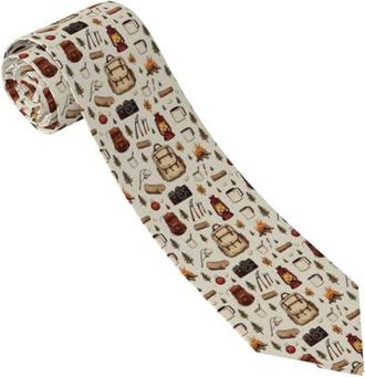 Generic Cravate Outils De Camping Imprim&eacute;s &Eacute;troit Tie &Eacute;l&eacute;gant Cravate Pour Hommes Pour Remise De Dipl&ocirc;me L&Eacute;cole Travail