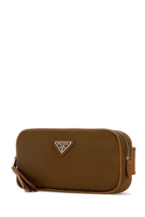 Prada Womens Biscuit Re-Nylon Belt Bag Brandy Marsupi