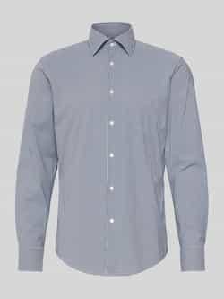 HUGO BOSS Regular Fit Businesshemd mit Kombimanschette Modell P-JOE-K