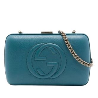 Gucci Pre-owned Clutch on Chain - Femme - Pre-owned - Bleu - Taille: ONE Size