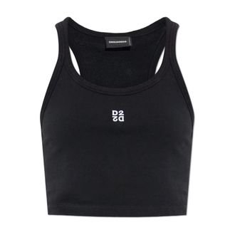 Dsquared2 &Auml;rmelloses Top - - Tops - Damen - Schwarzk - XS