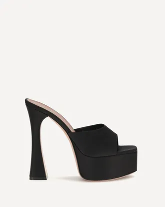 Amina Muaddi Dalida satin Sandals Female 41