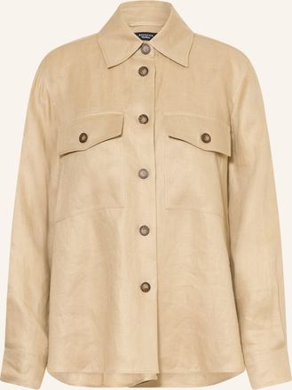 Max Mara Weekend Max Mara Hemdbluse Pomposa Aus Leinen beige