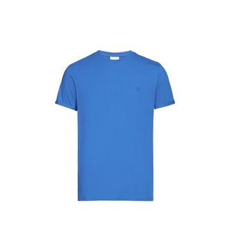 Les Deux Beide - Baumwollstickte t -Shirt - blau