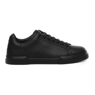 Dolce & Gabbana Homme, Chaussures, Noir, Taille: 44 EU Baskets Portofino Light