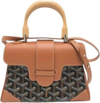 Goyard Sac bandouli&egrave;re vintage Pre-owned - Femme - Pre-owned - Brun - Taille: ONE Size
