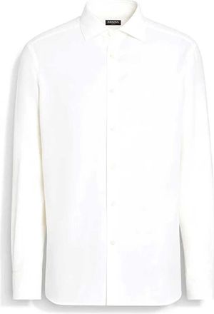 Ermenegildo Zegna Homme, Chemises, Blanc, Taille: L Chemise Cashco
