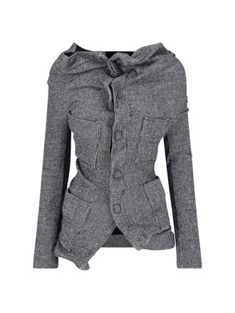Junya Watanabe Asymmetric Wool-Blend Jacket