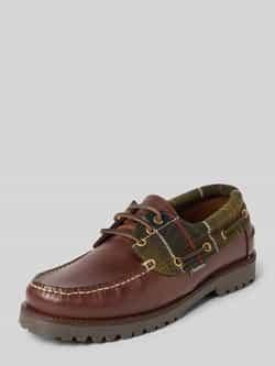 Barbour Schn&uuml;rschuhe aus echtem Rindsleder Modell Deck