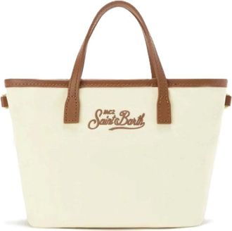 MC2 Saint Barth Femme, Sacs, Beige, Taille: ONE Size City Nylon Shoulder Bag