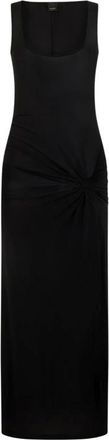 Pinko Pinko, Femme, Robes, Noir, Taille: 36 FR Robe Maxi Sans Manches
