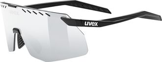 Uvex pace stage s - Sportbrille f&uuml;r Damen und Herren - 100% UVA-, B, C Schutz - beschlagfrei - black matt/mir.red - one size