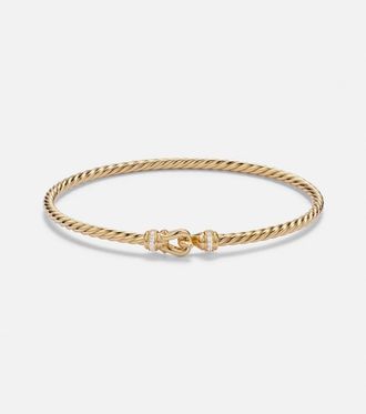 David Yurman Bracelet Cablespira en or 18 ct (750/1000) et diamants