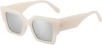 Generic Lunettes de soleil tendance surdimensionnées pour femmes, lunettes de soleil de luxe surdimensionnées, grandes lentilles, fleurs, voyage, 2025