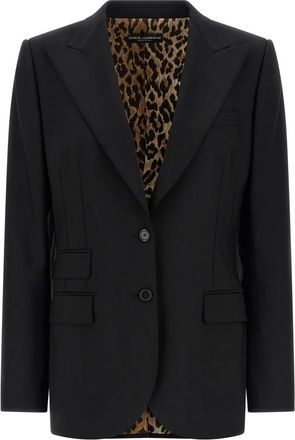 Dolce & Gabbana Damen, Jacken, Schwarzk, LGr&ouml;&szlig;e