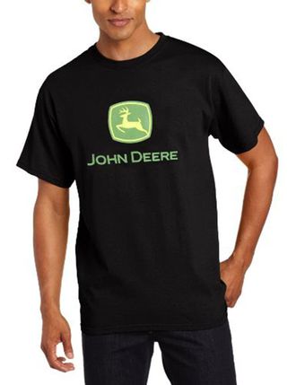 John Deere John Deere Herren Klassisch T-Shirt, Schwarz, X-Large