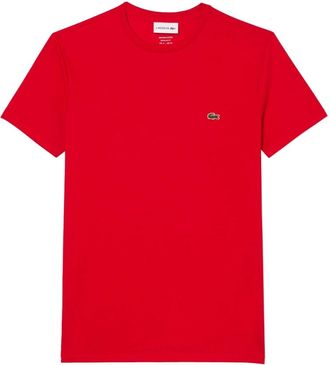 Lacoste Homme, Tops, Rouge, Taille: L Pima Cotton T-shirt