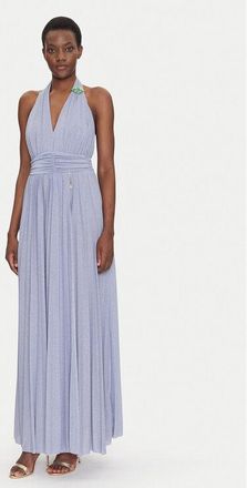 Fracomina Abendkleid FQ25SD3010W799Q7 Blau Regular Fit