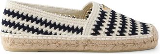 Prada Gehäkelte Espadrilles - Blau