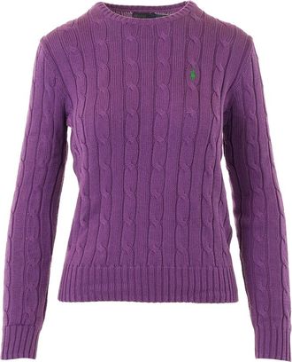 Polo Ralph Lauren Femme, Pulls, Violet, Taille: 42 FR Julianna Long Sleeve Pullover