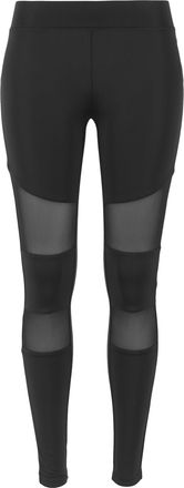 Urban Classics Damen Ladies Tech Mesh Leggings Leggings, Schwarz, XXL
