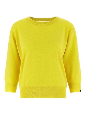 Extreme Cashmere Pull Col Rond - Jaune